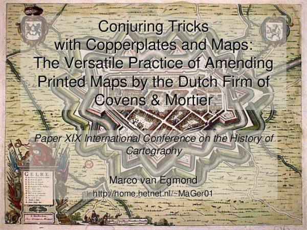 (PPT) Conjuring Tricks with Copperplates and Maps : The Versatile ...