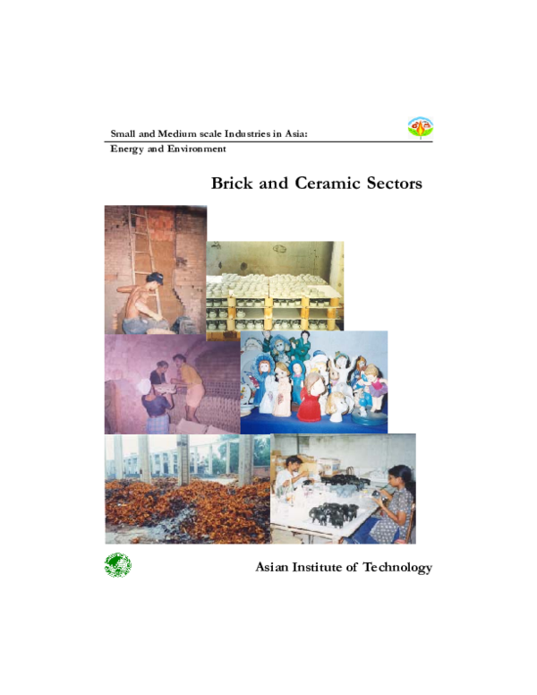 (PDF) Small and Medium scale Industries in Asia: Brick and Ceramic Sectors