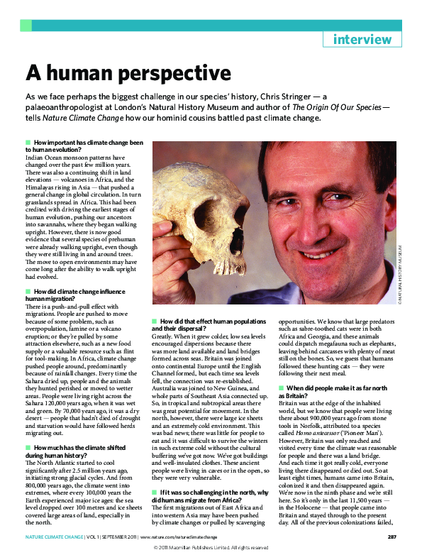 (PDF) A human perspective