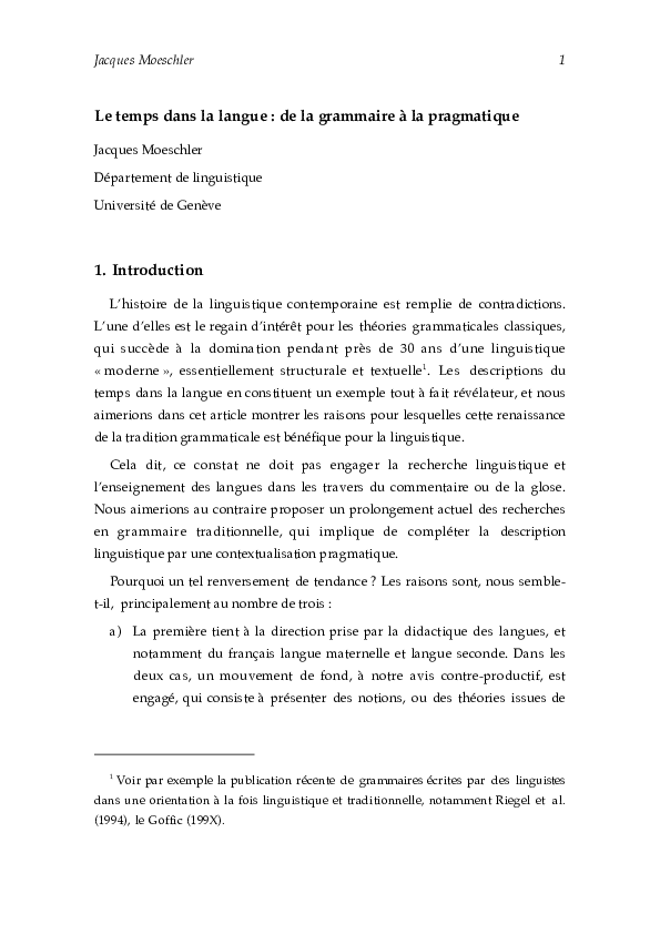 Commentaire linguistique 004 - Anciens Et Réunions