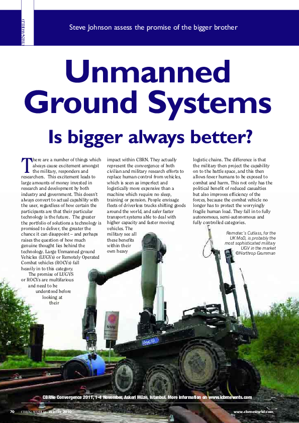(PDF) Unmanned-Ground-Systems