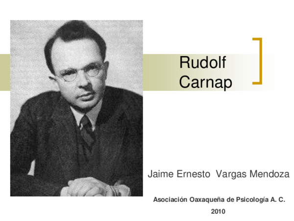 (PPT) Rudolf carnap
