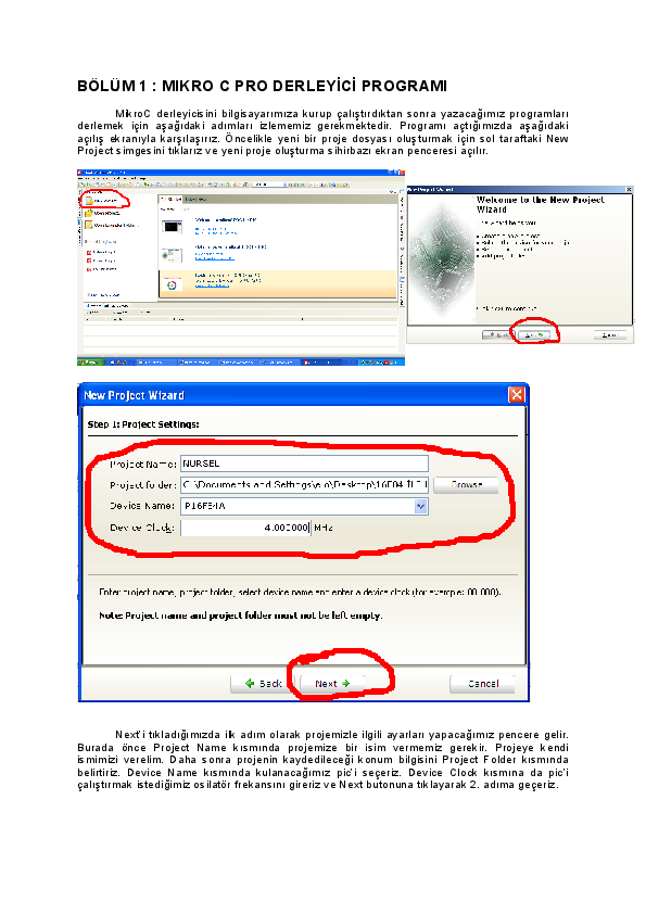 (DOC) MIKRO C PRO DERLEYİCİ PROGRAMI