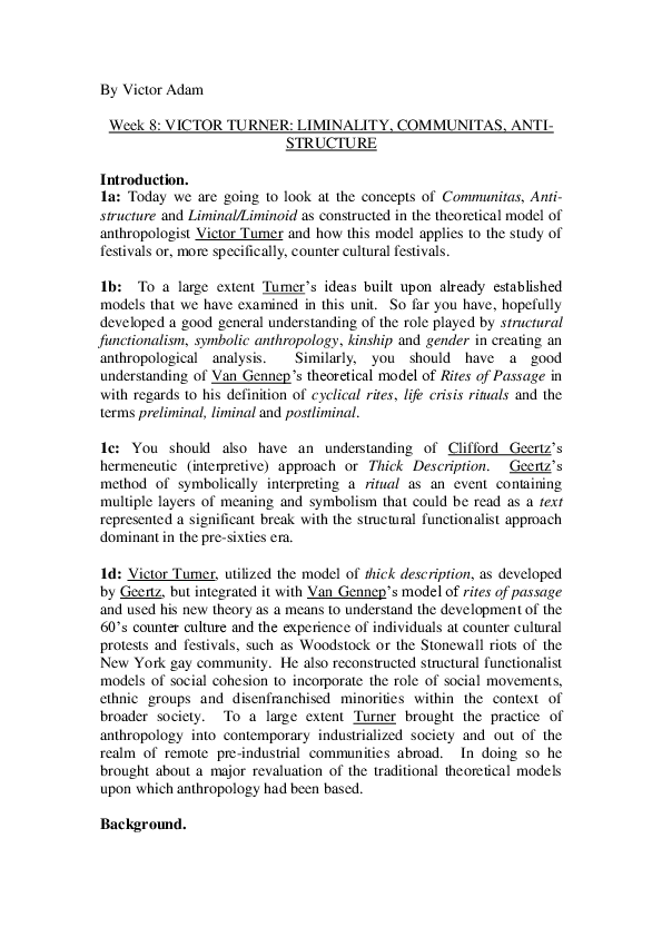 (DOC) Victor Turner