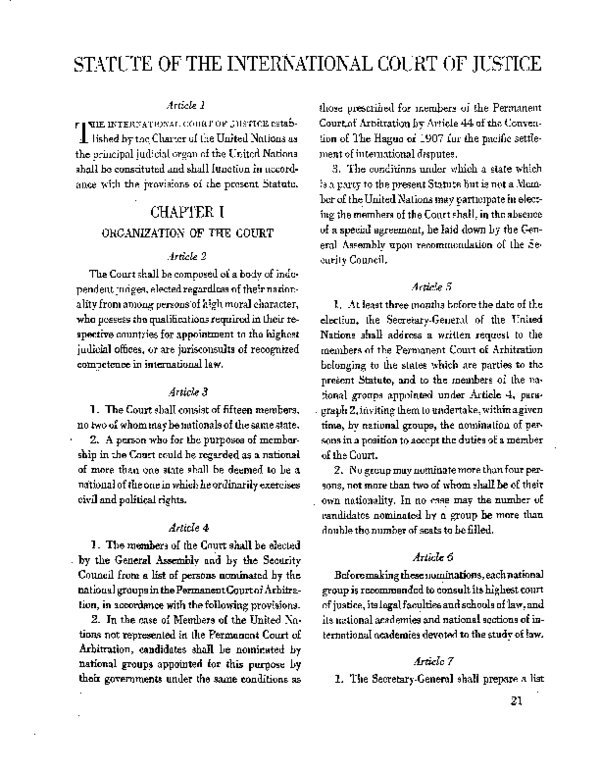 (PDF) ICJ Statute