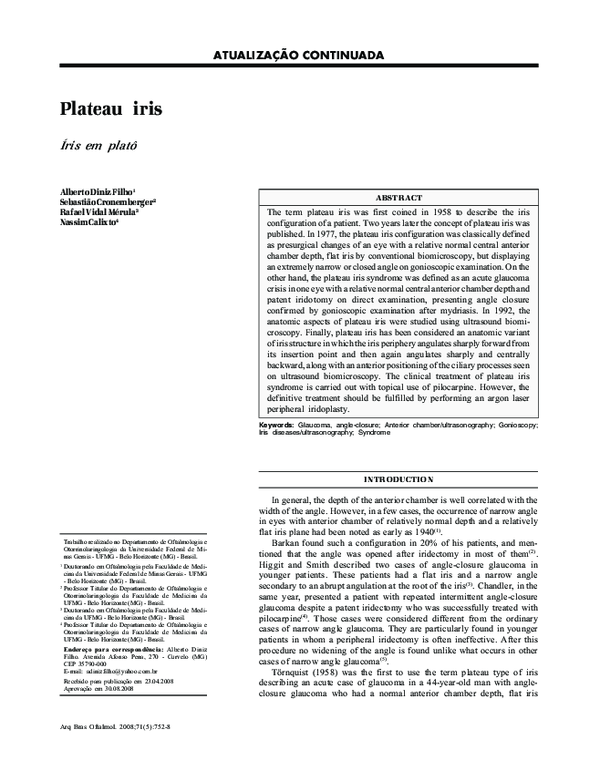 (PDF) Plateau iris