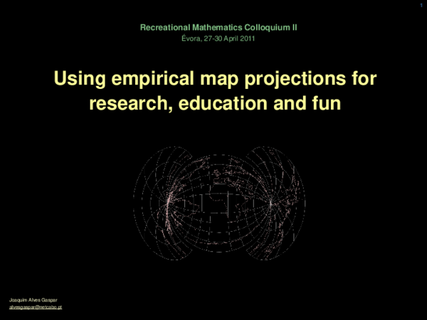(PDF) Using empirical map projections for research, education and fun (ppt)