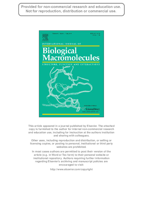 (PDF) Biochemical and biophysical characterization of collagens of ...