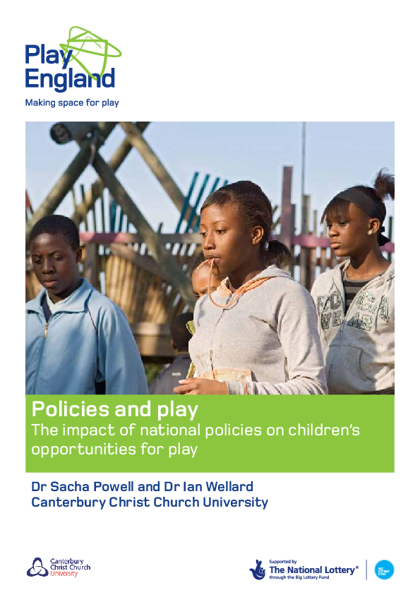 (PDF) Policies and Play: the impact of national policies on children's ...