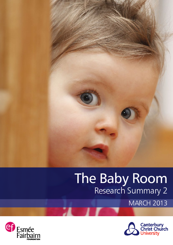 (PDF) The Baby Room: principles, policies and practice