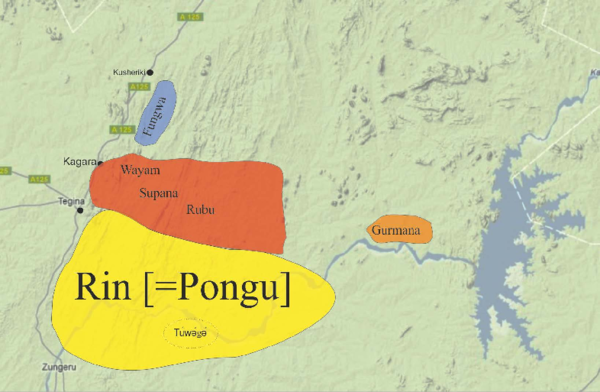 (PDF) Shiroro Kainji language map