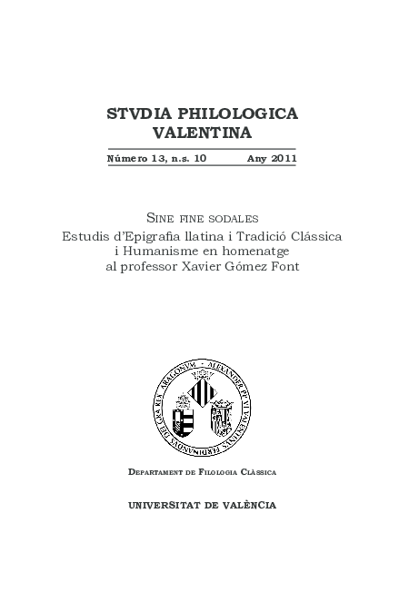 (PDF) Frater, ave atque vale (Catull. 101.10): fortuna literaria de una ...