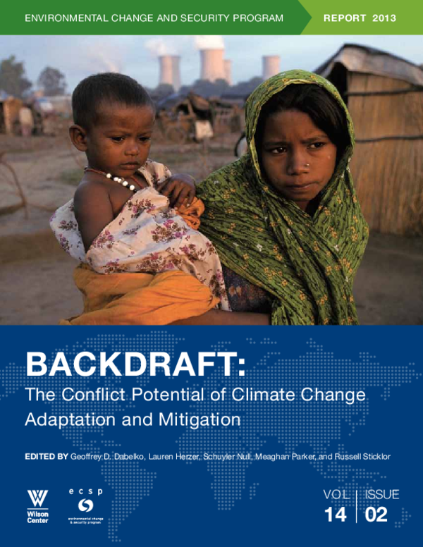 (PDF) Backdraft: Conflict Potential of Responding to Climate Change ...