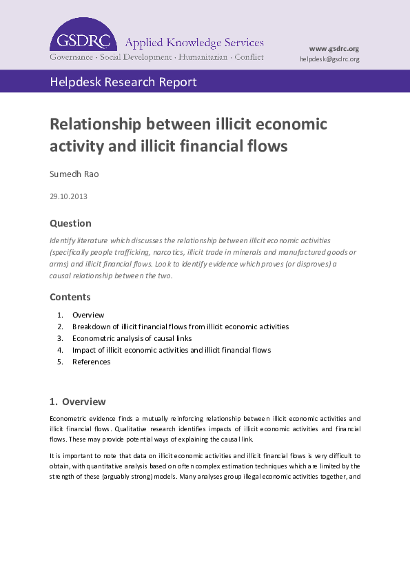 (PDF) Relationship between illicit economic activity and illicit ...