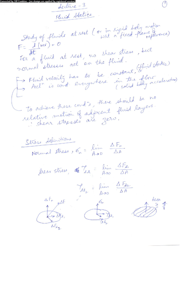 (PDF) Fluid statics pot flow