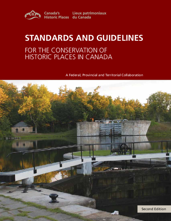 (PDF) StandardS and GuidelineS for the Conservation of historiC PlaCes ...