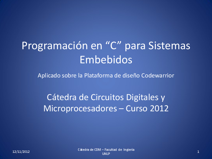 (PDF) 8 Programacion en C para sistemas embebidos