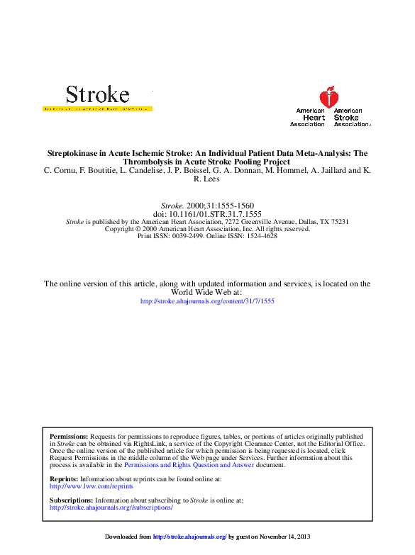 pdf-streptokinase-in-acute-ischemic-stroke-an-individual-patient