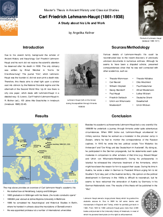 (PDF) Carl Friedrich Lehmann-Haupt (1861-1938). Poster for the Melammu ...