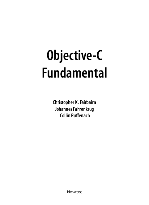 (PDF) Objective-C Fundamental