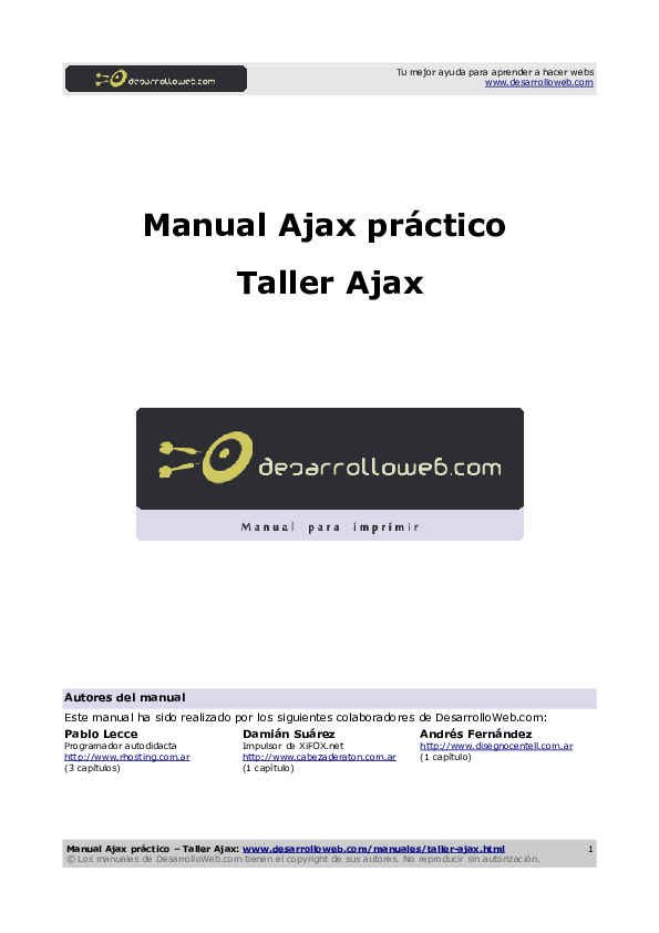 (PDF) libro de Ajax Practico