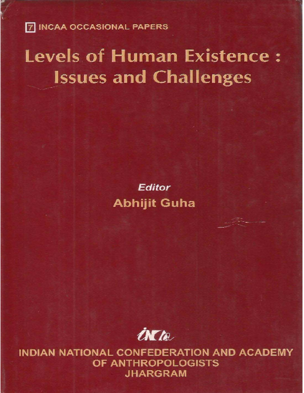 (PDF) Levels of Human Existence: Issues and Challenges
