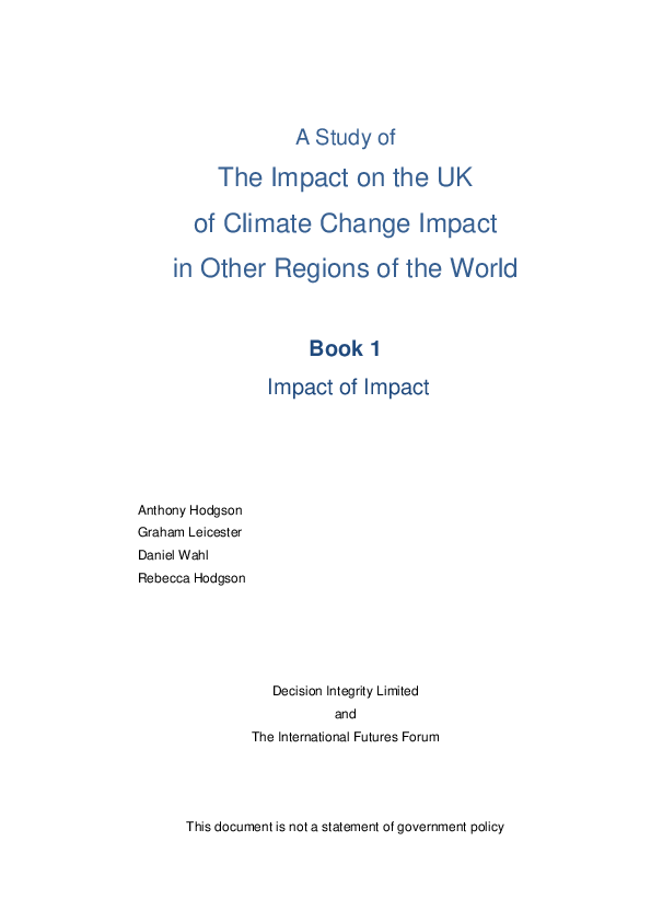 (PDF) Impact of Climate Impact Book 1
