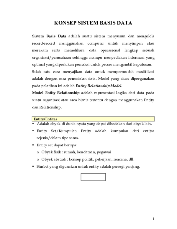 (PDF) KONSEP SISTEM BASIS DATA