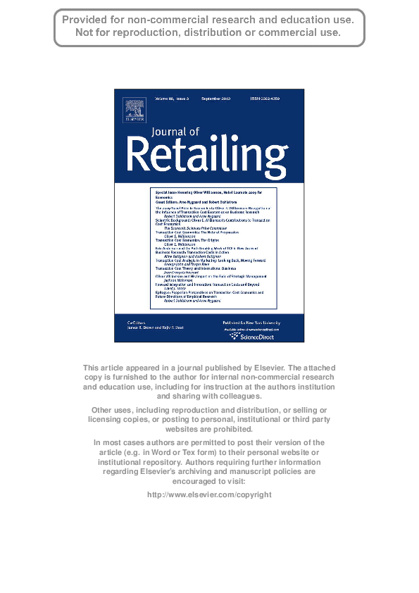 Pdf Epilogue Popperian Perspectives On Transaction Cost Economics And Future Directions Of 