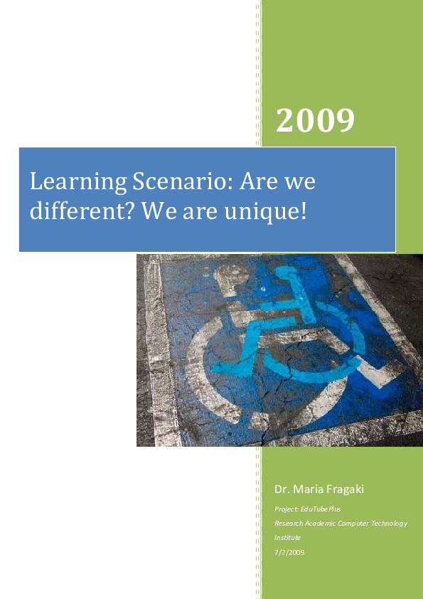 (PDF) Are we different? We are Unique.