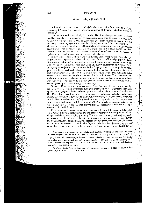 (PDF) Alan Rodger (1944-2011),