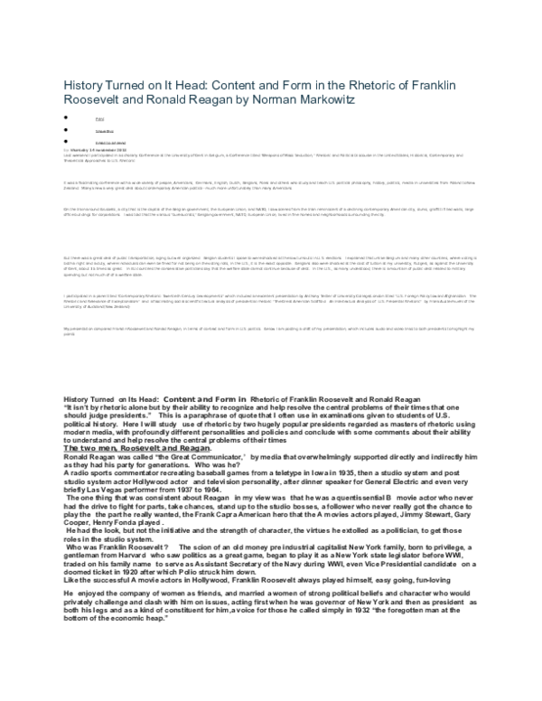 (DOC) History Turned on Its Head: Content and Form in the Rhetoric of ...