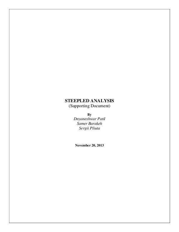 (DOC) STEEPLED ANALYSIS (Supporting Document)