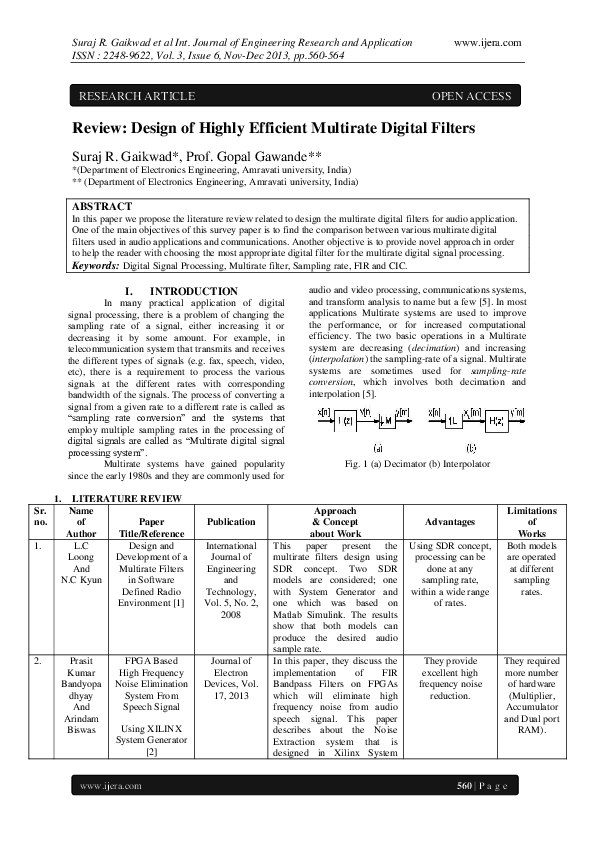 cascade realization of iir filter involves