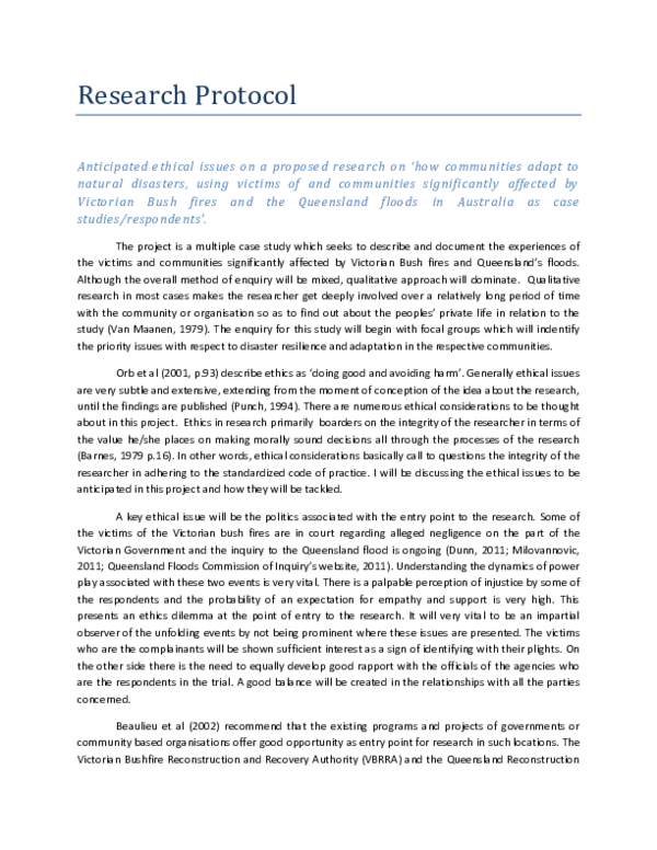 (DOC) Research Protocol