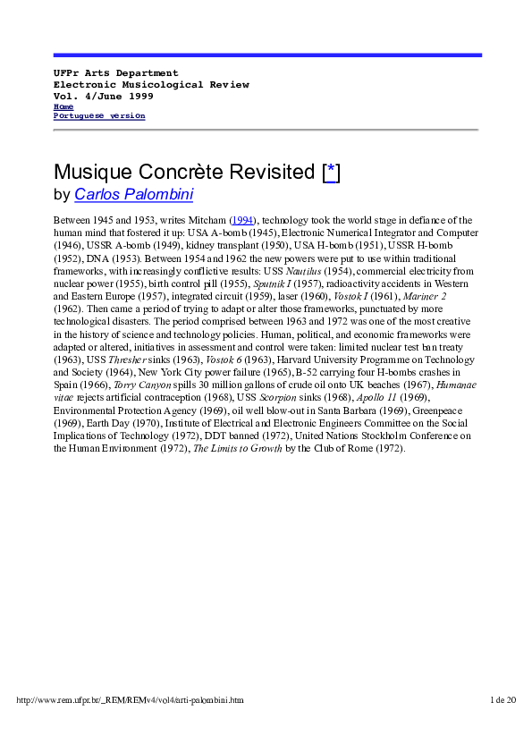 (PDF) “Musique Concrète Revisited”