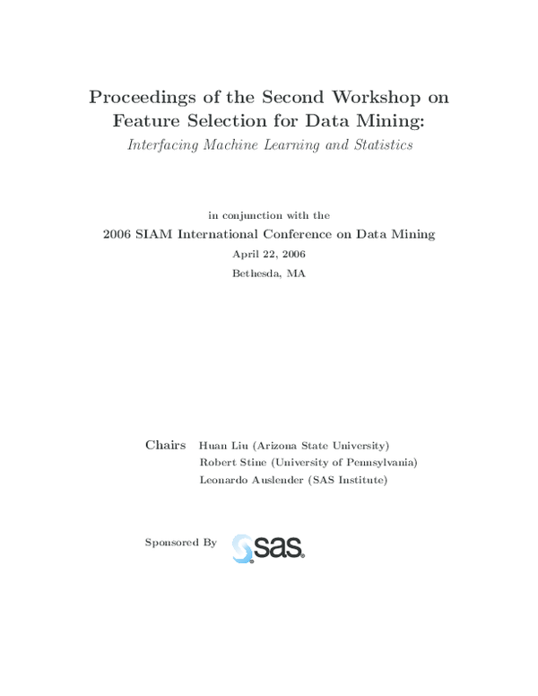 Pdf A Feature Generation Algorithm For Sequences With Application To Splice Site Prediction