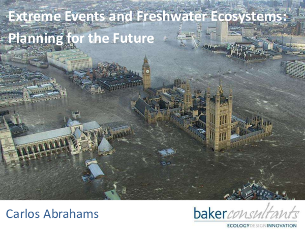 (PDF) Extreme events and freshwater ecosystems: planning for the future: