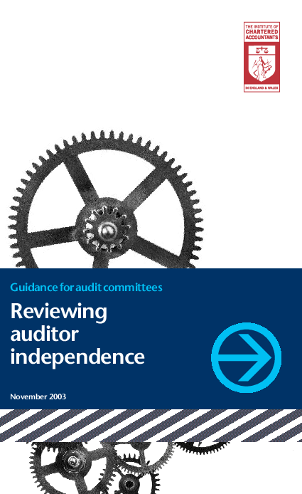 (PDF) Reviewing auditor independence Guidance for audit committees