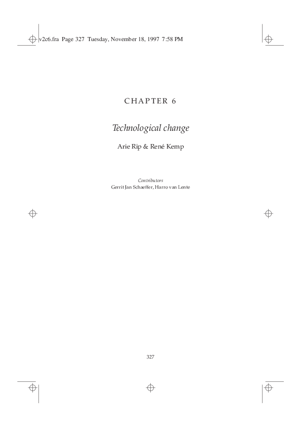 (PDF) Technological Change