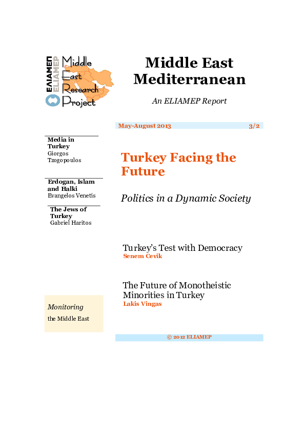 (PDF) The Jewish Community in a multicultural Turkey: Background and ...