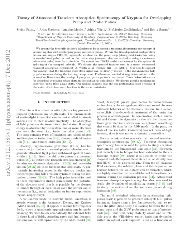 (PDF) Theory of attosecond transient-absorption spectroscopy of krypton ...