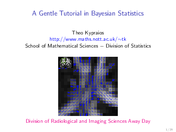 (PDF) A Gentle Tutorial in Bayesian Statistics