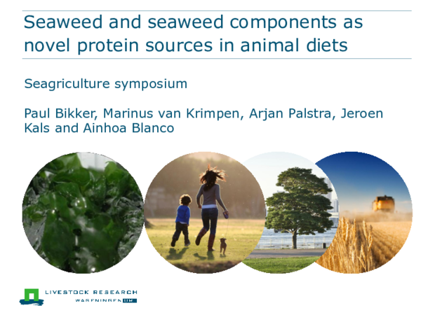 (PDF) Seaweed and seaweed components as novel protein sources in animal ...