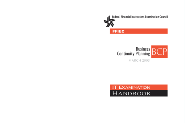 (PDF) Federal Financial Institutions Examination Council FFIEC IT ...