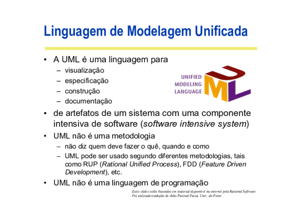 (PDF) Linguagem de Modelagem Unificada