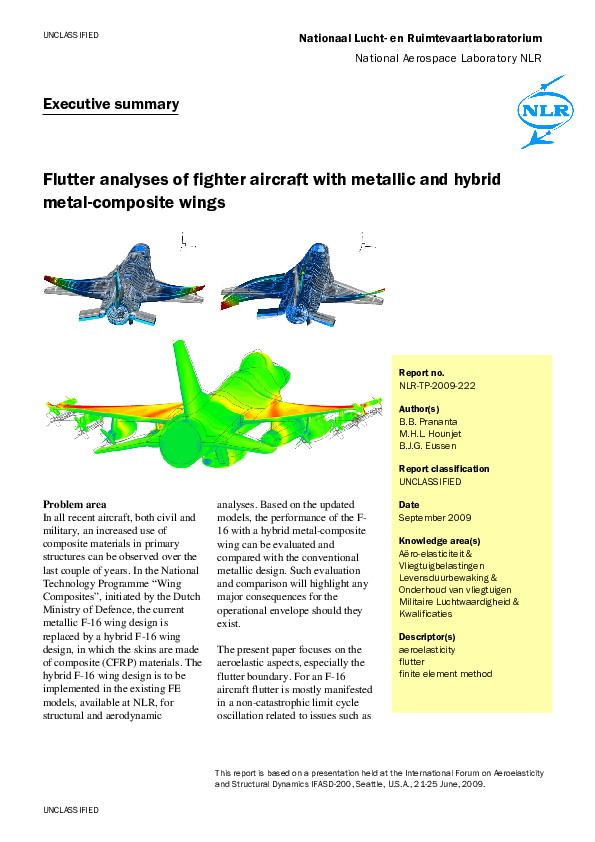 Pdf Flutter Analysis Of Hybrid Metal Composites