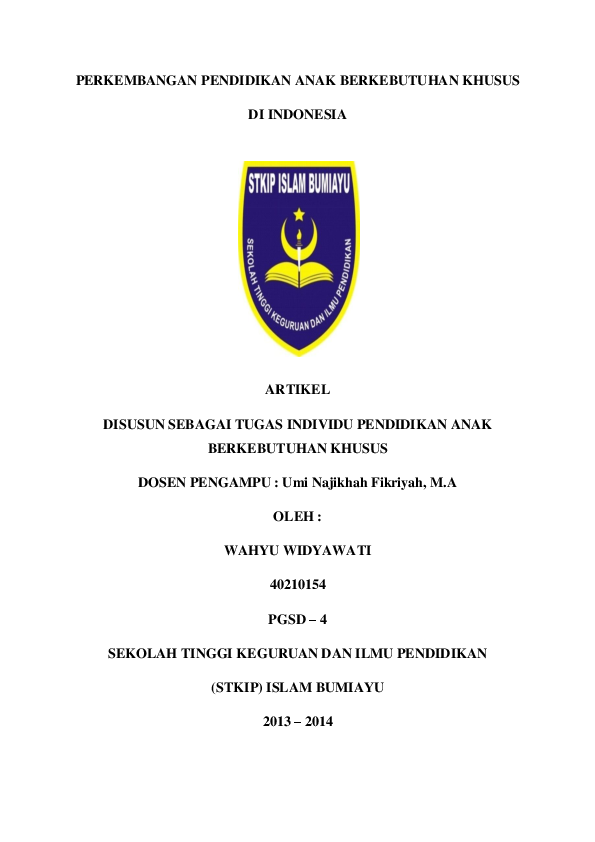 (DOC) ABK ARTIKEL BARU