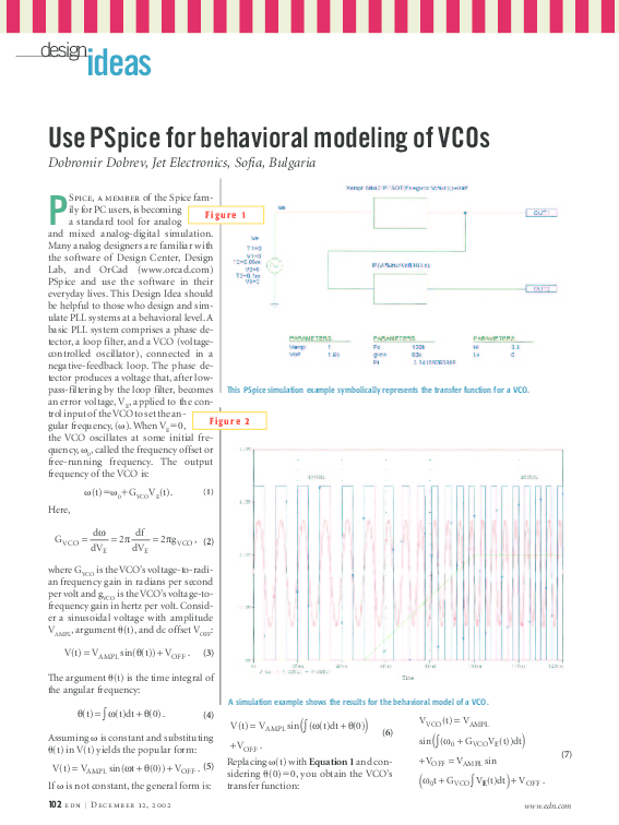 pspice simulation examples
