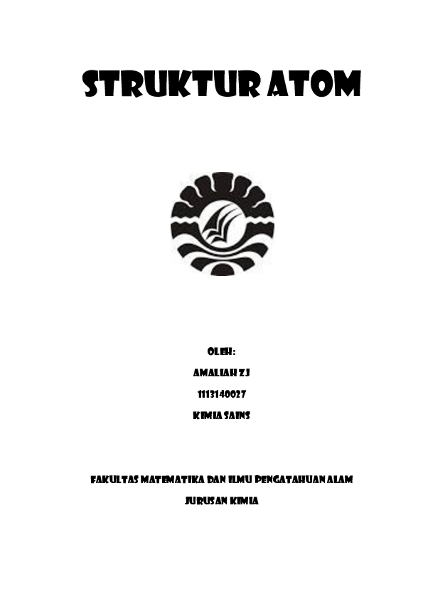 (DOC) Struktur atom